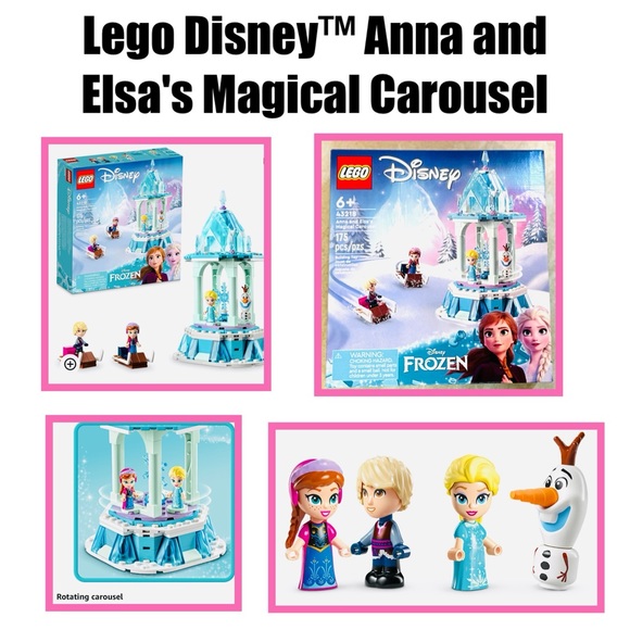 Lego | Toys | Lego Disney Anna And Elsas Magical Carousel | Poshmark